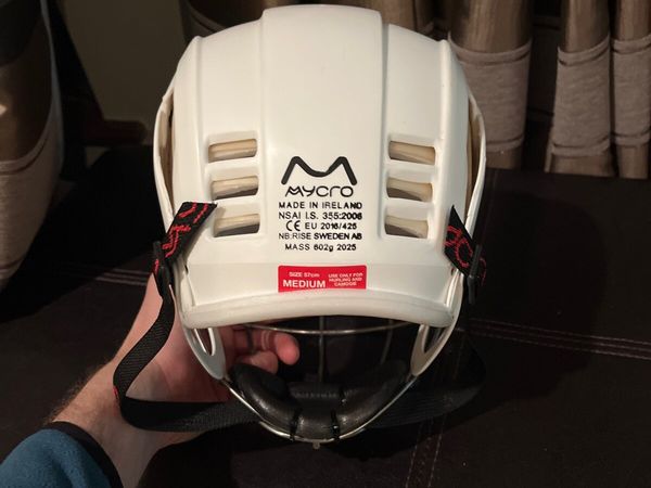 White mycro hurling helmet brand new for sale in Co. Carlow for €75 on ...