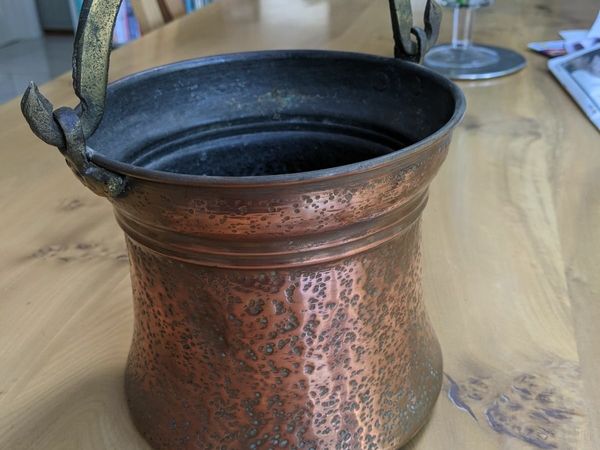 Antique Copper & Brass Pot for sale in Co. Dublin for €65 on DoneDeal