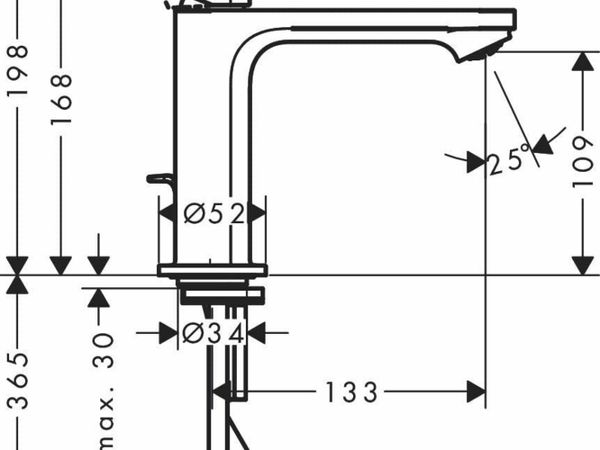 Rebris E Basin Mixer Tap 110 Energy-Saving for sale in Co. Dublin for € ...