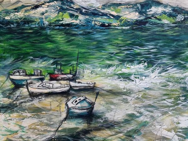 Sleeping Vessels at Murrisk, Low Tide (2024) for sale in Co. Mayo for € ...