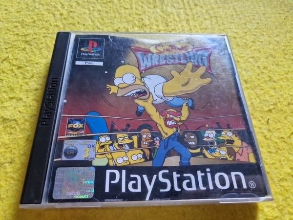 The Simpsons Wrestling PlayStation1 Ps1 PlayStation2 Ps2 games Original ...