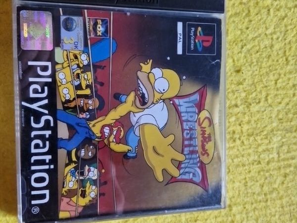The Simpsons Wrestling PlayStation1 Ps1 PlayStation2 Ps2 games Original ...