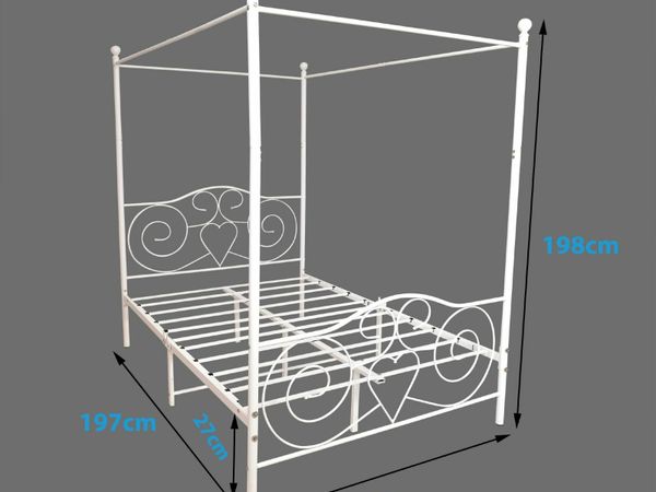 Double Canopy Bed Frame Platform， Metal Heavy for sale in Co. Dublin ...