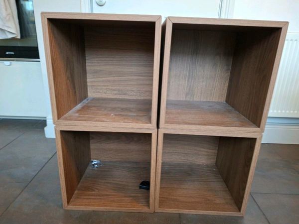 Ikea Eket unit x 4 walnut effect for sale in Co. Cork for €50 on DoneDeal