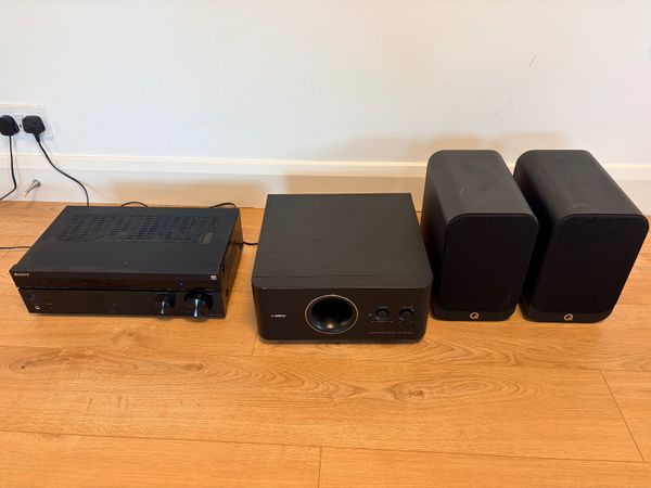 Sony receiver Yamaha subwoofer Q acoustics speaker for sale in Co ...