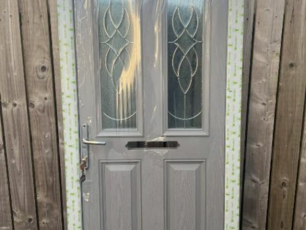 NEW uPVC SilverGrey on White 70mm Composite door for sale in Co. Derry ...