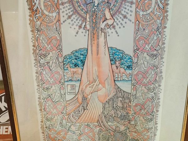 Jim Fitzpatrick Print Picture for sale in Co. Wicklow for €40 on DoneDeal