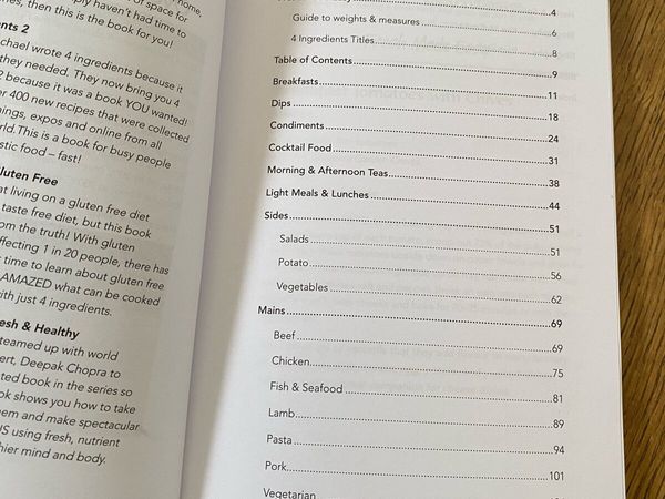 Kitchen Recipe Book 📕 4 Ingredients Recipes for sale in Co. Kerry for € ...