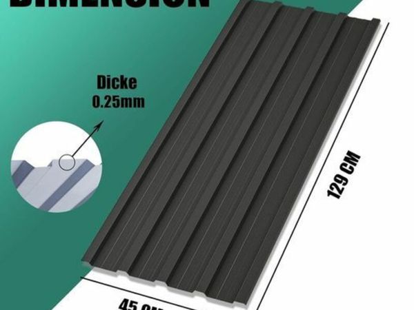 24 x Trapezoidal Corrugated Sheet Metal Sheets for for sale in Co ...