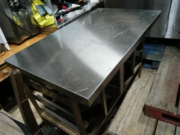 Staneless steel table delivered for sale in Co. Mayo for €350 on DoneDeal