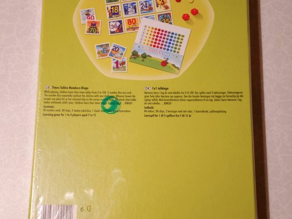 LEARN & FUN (WITH TIMES TABLES & NO'S BINGO) NEW. for sale in Co ...