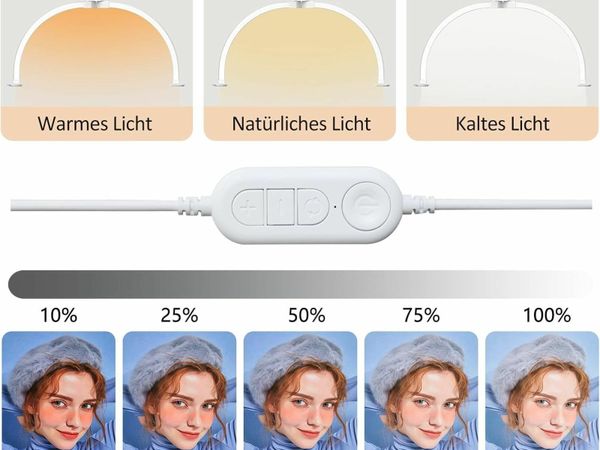 Half Moon Lamp for Nail Desk 29Inch Foldable LED for sale in Co. Dublin ...