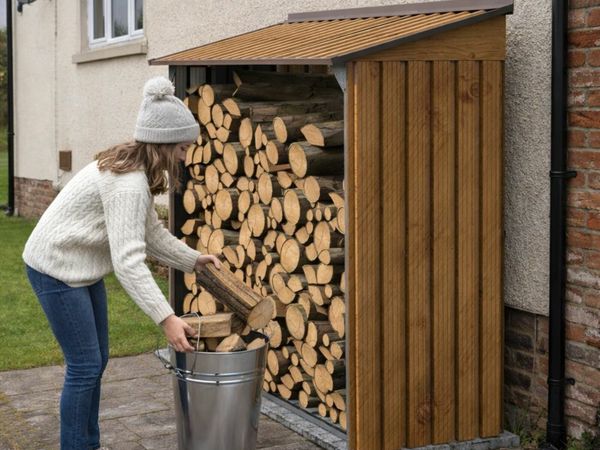 🔥 6×2 Steel Firewood Storage Shed – WoodStore for sale in Co. Kildare ...