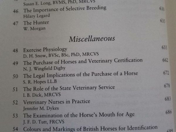 Veterinary Notes for Horse Owners Book for sale in Co. Mayo for €20 on ...