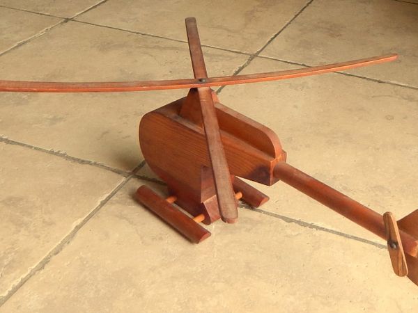 Handmade Wooden Model of Helicopter for sale in Co. Waterford for €25 ...
