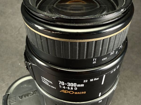 Nikon F SIGMA Apo 70-300mm F4-5.6 D APO MACRO for sale in Co. Wexford ...