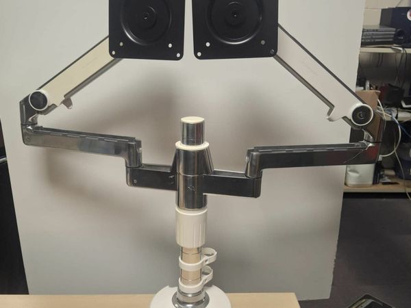 Humanscale M-Flex Dual Monitor Arm (White) Add-Ons for sale in Co ...