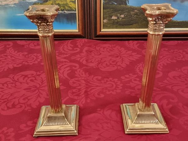 Solid Brass Art Deco Corinthian Column Candlestick for sale in Co. Cork ...