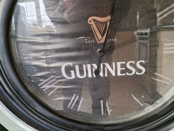Large plastic Guinness clock read description for sale in Co. Laois for ...
