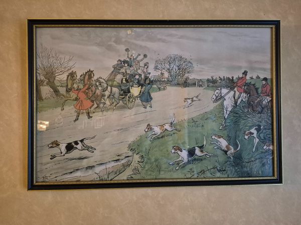 Coloured Hunting prints Prints for sale in Co. Galway for €950 on DoneDeal