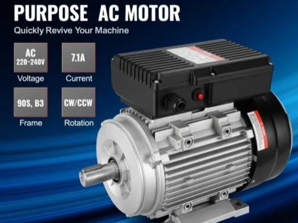 1.1KW Electric Motor 2800 rpm, AC 220~240V 7.1A, 9 for sale in Co ...