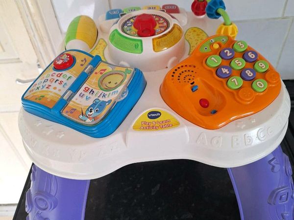 Vtech play and learn activity table for sale in Co. Laois for €10 on ...