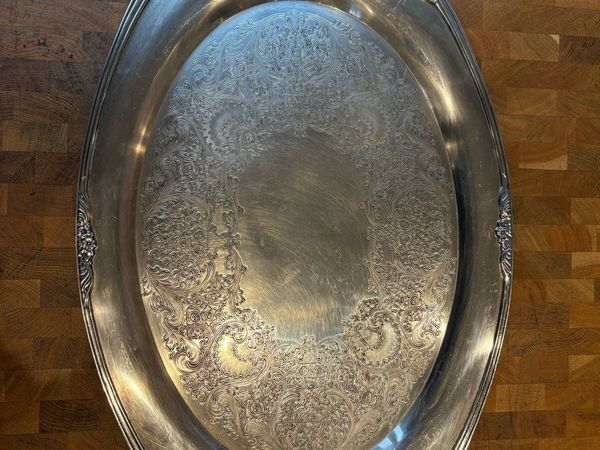 Antique Silver Platter for sale in Co. Dublin for €150 on DoneDeal