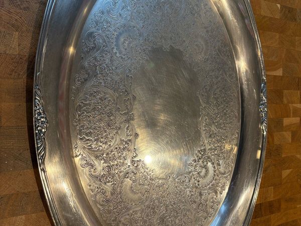Antique Silver Platter for sale in Co. Dublin for €150 on DoneDeal