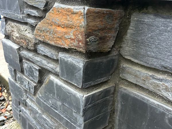 Donegal Black Slate Natural Stone Cladding/Corners for sale in ...