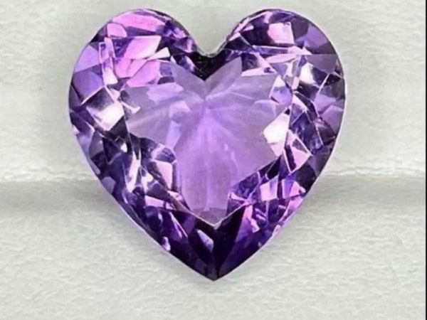Vintage Authentic Heart Shape Natural Amethyst for sale in Offaly for € ...