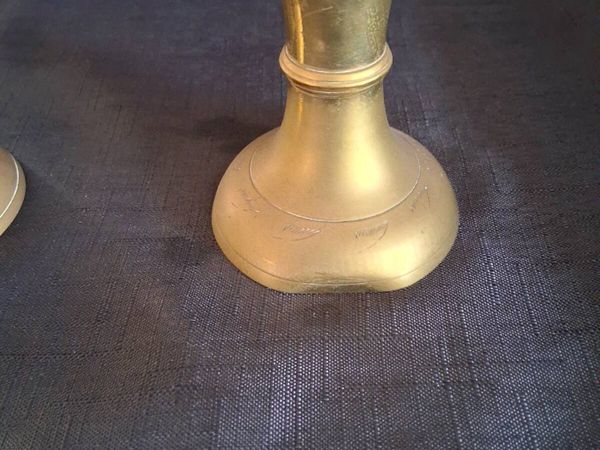 2 Brass Flute Vases for sale in Donegal for €20 on DoneDeal