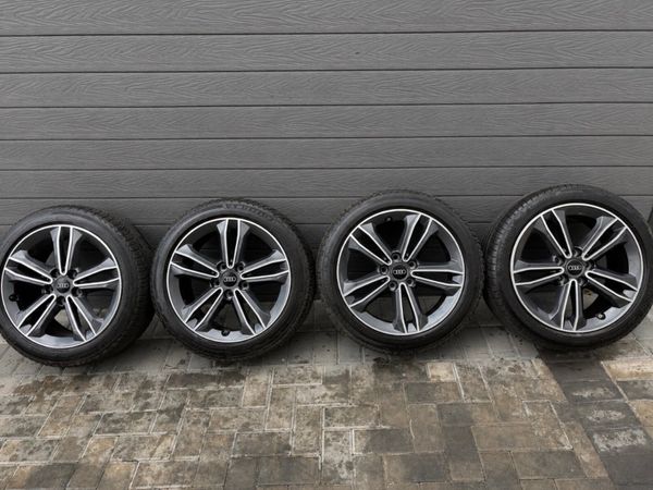 17” GENUINE AUDI A3 ALLOY WHEELS & TYRES for sale in Donegal for €500 ...