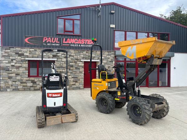 Micro digger and hight tip dumper for sale in Wexford for €400 on DoneDeal
