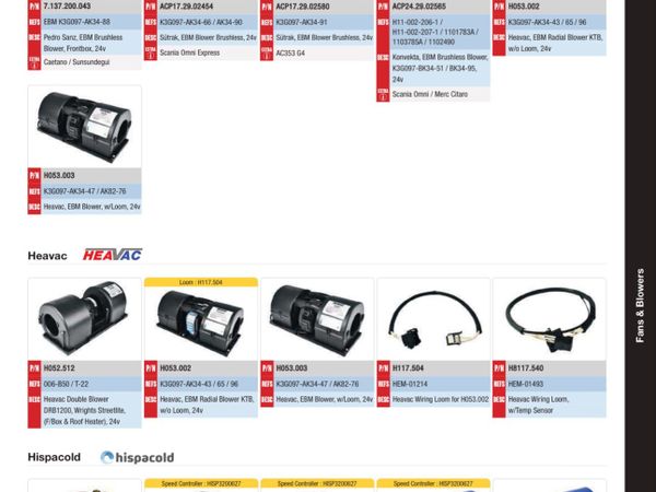 Electrical & AC Bus & Coach components for sale in Dublin for €0 on ...