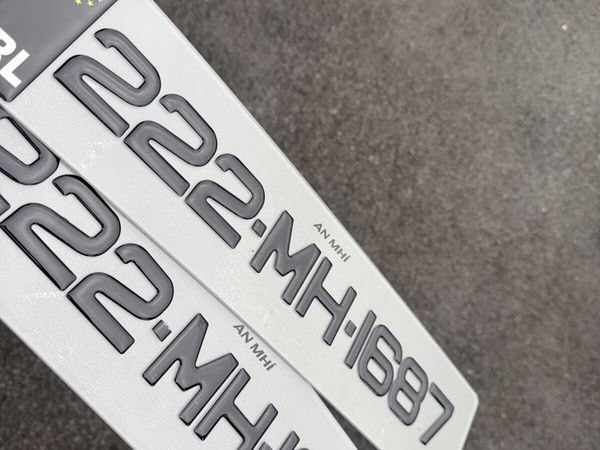 Donegal style number plates delivered for sale in Sligo for €29 on DoneDeal