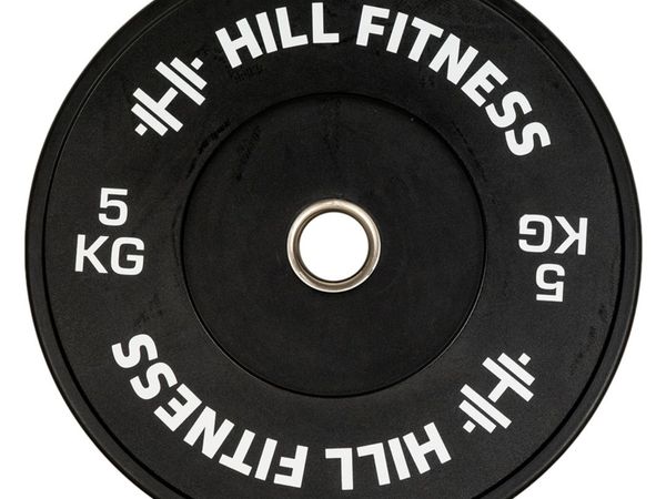Black Bumper Plates 100kg Set -Weights Gym Olympic for sale in Down for ...