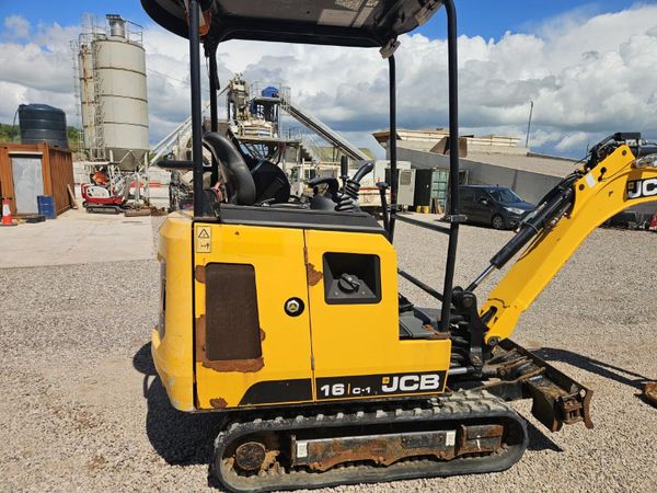 JCB 16C-1 1.6 ton Mini Digger for sale in Cork for €12,500 on DoneDeal