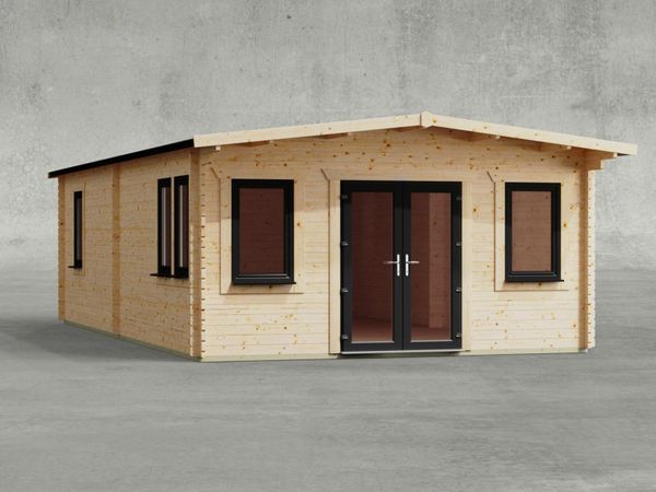 🪵 28×16 Apex Manor Log Cabin – for sale in Kildare for €17,500 on DoneDeal