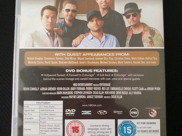Entourage Complete Season 8 Eighth Series DVD for sale in Donegal for € ...