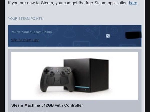 [Shipping soon!] Steam Machine 512GB with Valve Controller. Purchased ...