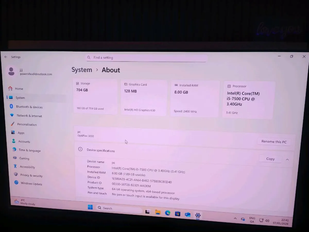 Pc Dell 3050 set DDR4 i5 CPU 22" Monitor for sale in Co. Waterford for ...