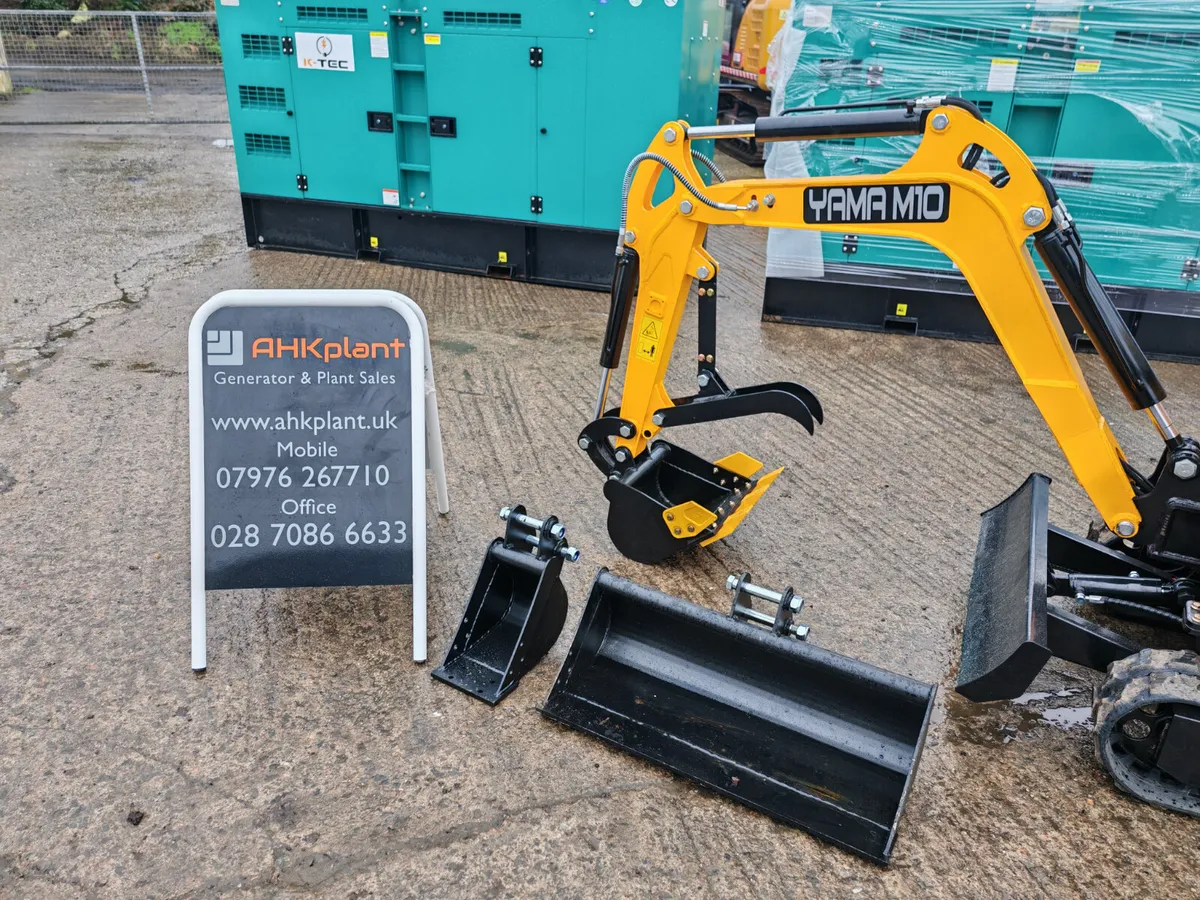 Micro Mini Digger YAMA M10 1.0 ton Diesel NEW for sale in Co. Derry for ...