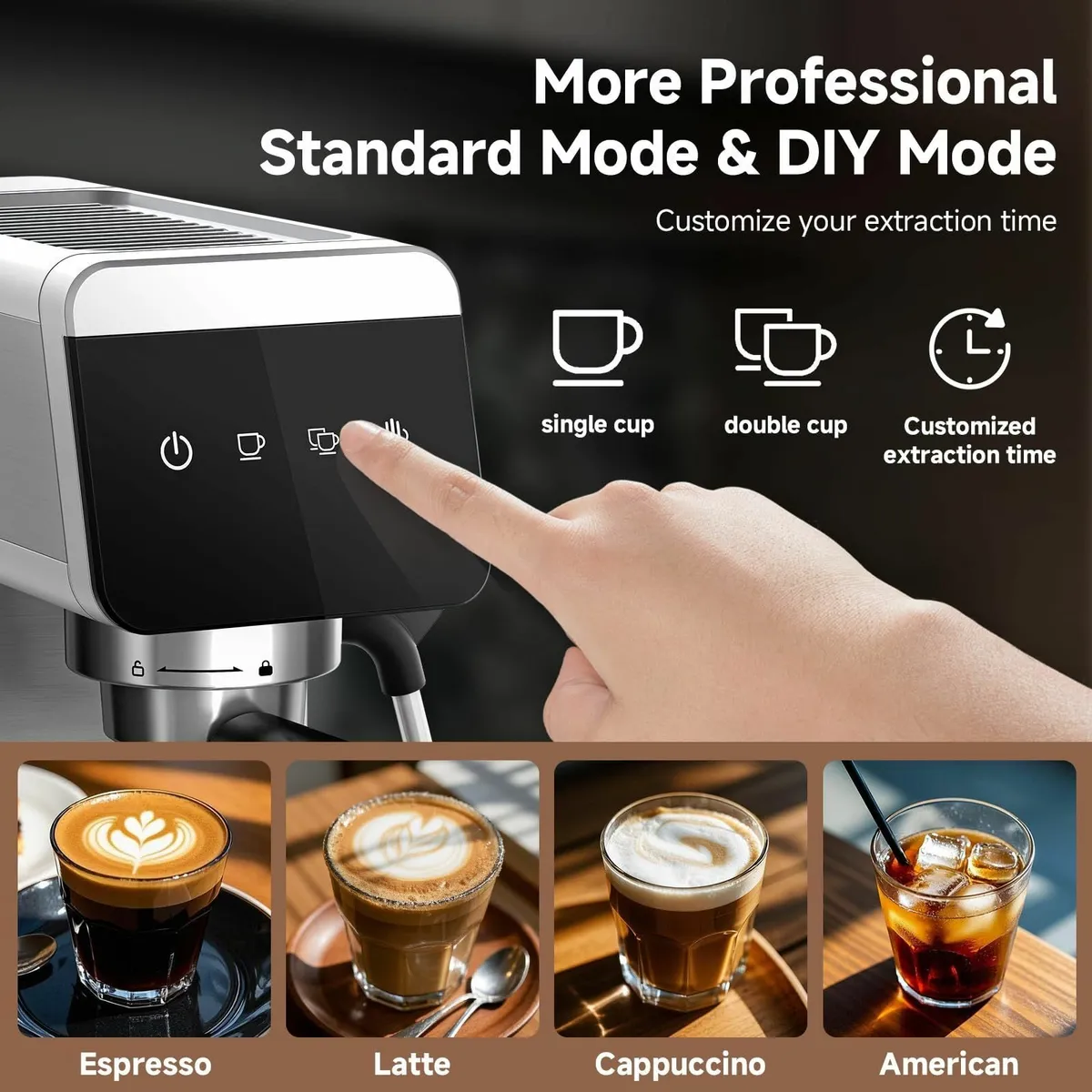 Coffee Machine 20 Bar 1350W Espresso Compact for sale in Co. Dublin for ...