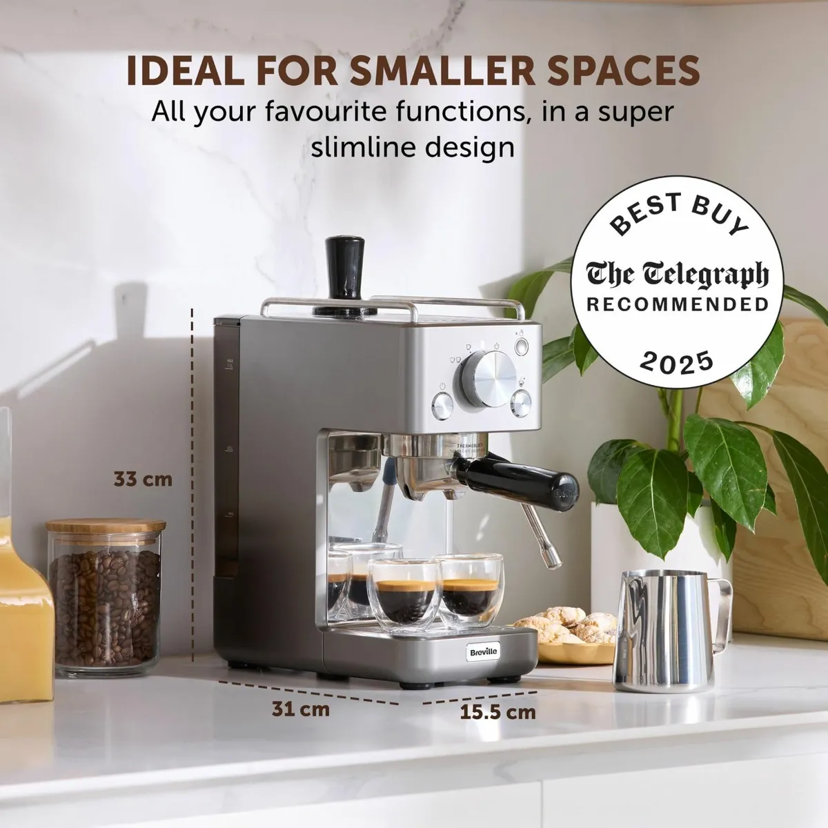 Barista Slimline Espresso Machine Integrated Milk for sale in Co ...