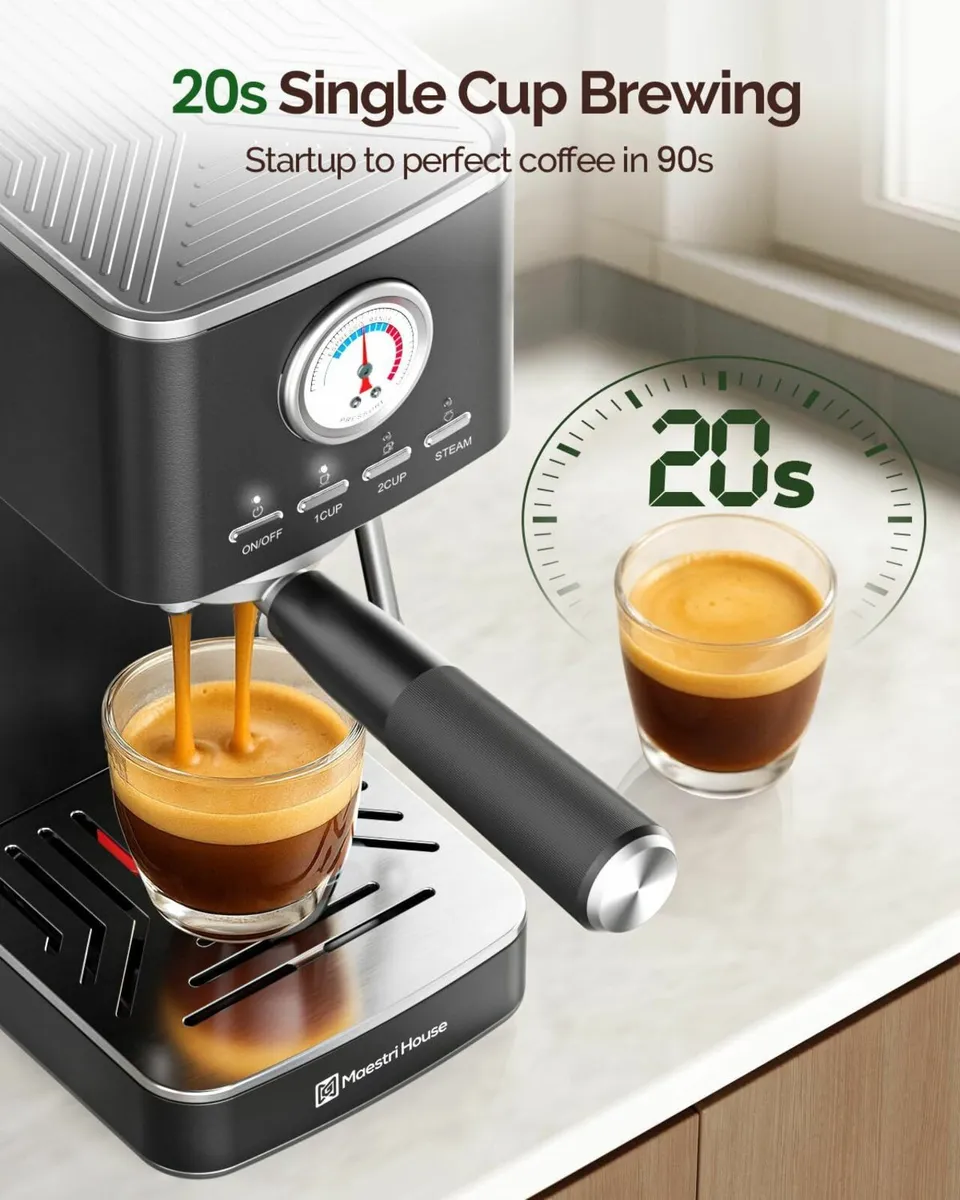 Espresso Machine 20 Bar ULKA Pump Compact Maker for sale in Co. Dublin ...