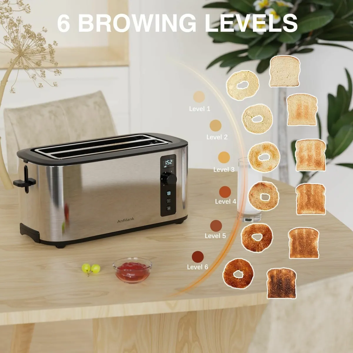 Toaster 4 Slice Countdown Timer 6 Browning for sale in Co. Dublin for € ...