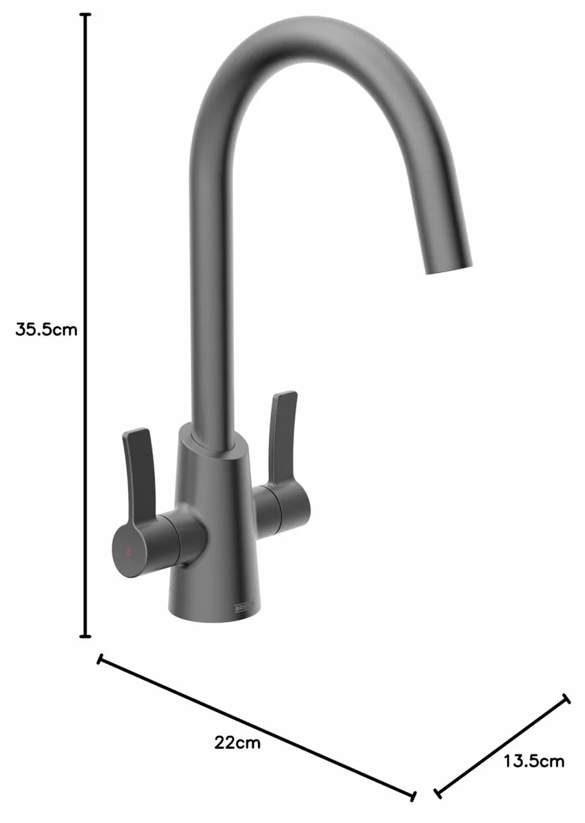 Acorn Easyfit Kitchen Sink Mixer Gun Metal Tap for sale in Co. Dublin ...