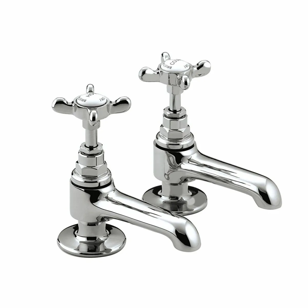 N 1/2 C CD 1901 Basin Pillar Taps Chrome for sale in Co. Dublin for € ...