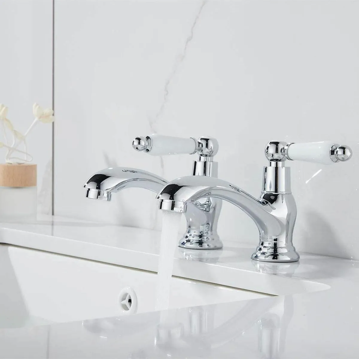Bathroom Basin Pillar Taps Pair Sink with Dual for sale in Co. Dublin ...