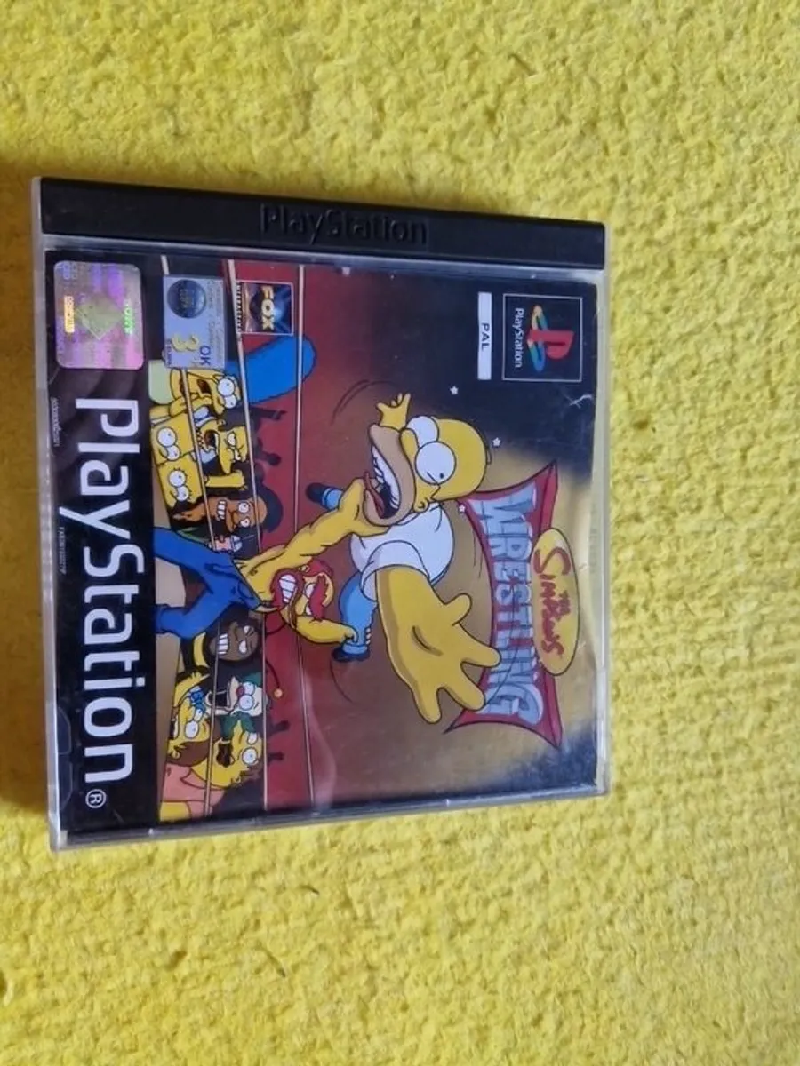 The Simpsons Wrestling PlayStation1 Ps1 PlayStation2 Ps2 games Original ...